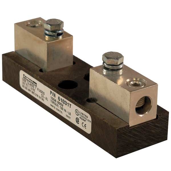 Mersen Open Fuse Block, T UL Class, 600V AC/DC Volt Rating, 1 Poles ...