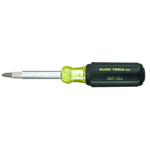 Klein Tools 10-in-1 Multi-Bit Screwdriver/Nut Driver, 1/4 in, 5/16 in ...