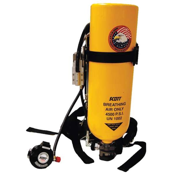 3M Scott Industrial SCBA, ISCBA, Aluminum Cylinder, Zinc-Plated Carbon ...