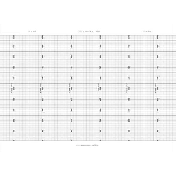 Honeywell Chart, Roll, Range 0 to 1000,120 Ft BN 504 | Zoro
