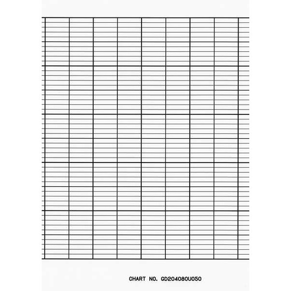 Graphic Controls Strip Chart, Roll, Range None, Length 82 Ft CLH ...