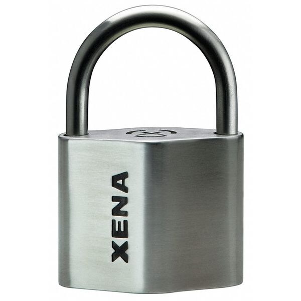 Xena Alarm Padlock, Open, Stainless steel Body, Hardened Steel Shackle ...