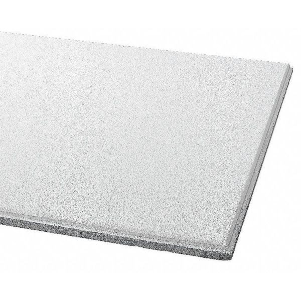Armstrong Ultima Ceiling Tile, 24 in W x 24 in L, Beveled Tegular, 15/ ...