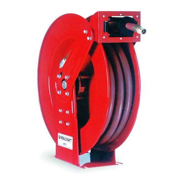 Reelcraft Spring Return Hose Reel, 3/4 in Hose Diameter, 50 ft Length ...