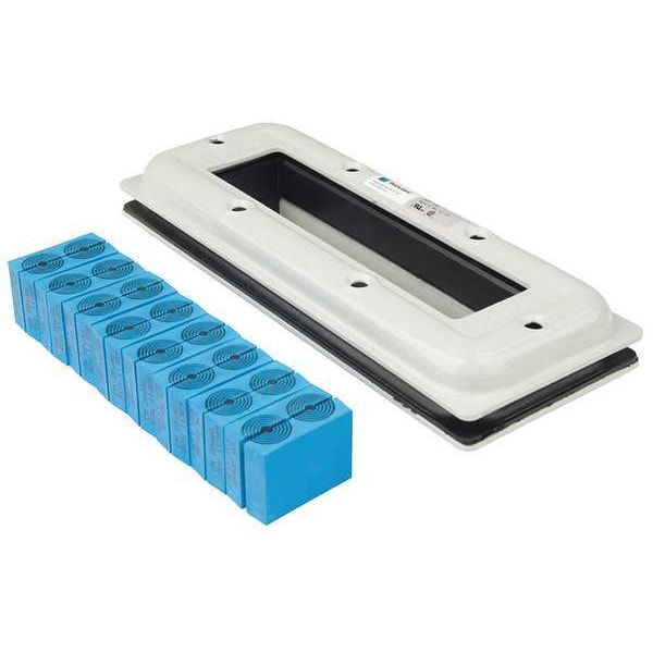 Roxtec Cable/Pipe Seal, 0.13 to 0.65 in. dia. CF 16/16 | Zoro