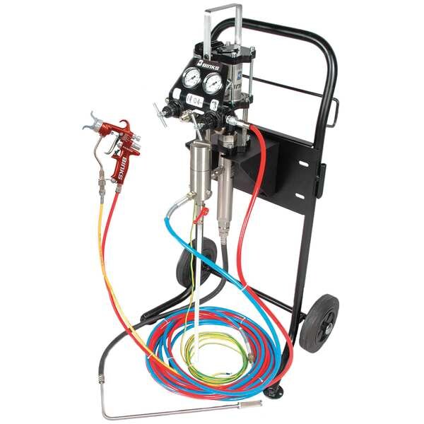 Binks Air Assisted Airless Pump Outfit, 0.4 gpm MX412UC-EDC1S25 | Zoro
