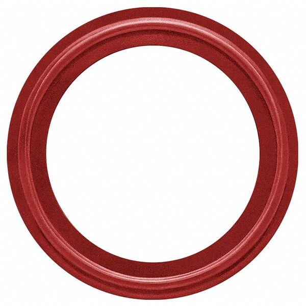 Rubberfab Gasket, Size 1 In, Tri-Clamp, Red 40RXPX-RZ-100 | Zoro