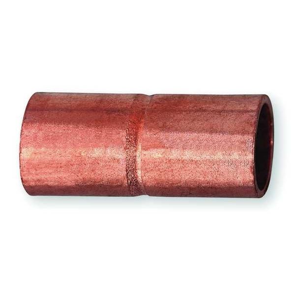 Nibco 3/4" NOM C Copper Rolled Tube Stop Coupling U600RS 3/4 | Zoro