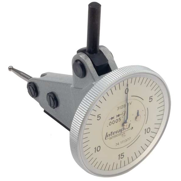 Tesa Brown & Sharpe Dial Test Indicator,Vert,0 to 0.060 In (312B-1V) | Zoro