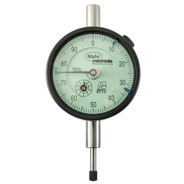 Mahr Dial Indicator, 0 to 0.500 In, 0-100 2014699 | Zoro