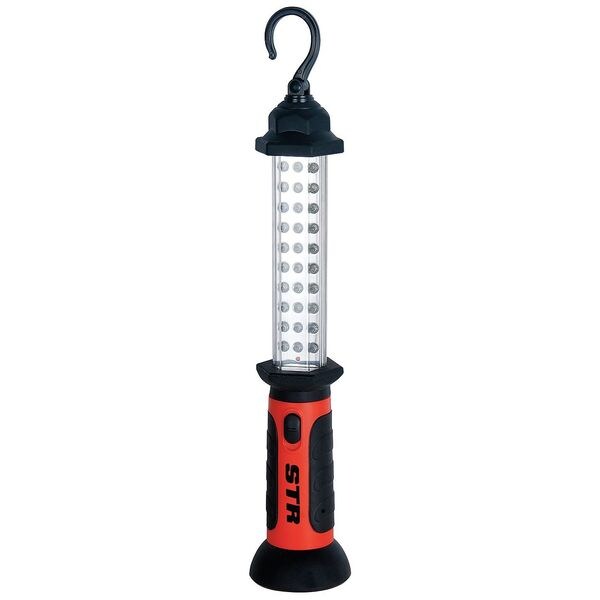 Westward Rechargeable Lantern, LED, Black/Red 5RHN0 | Zoro