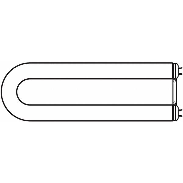 Current U-Shaped Fluorescent Lamp, T8,3000K, Warm F32T8/SP30/U/6/CVG | Zoro