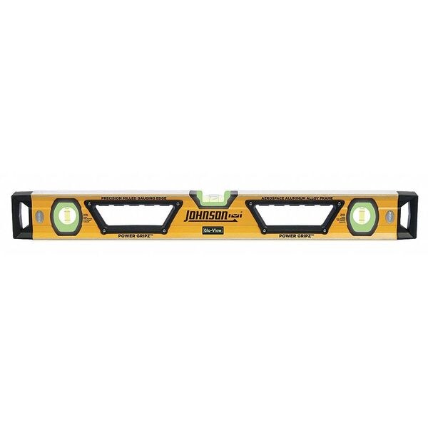 Johnson Level & Tool Box Beam Level, 24 In, Glo-View(R) 1707-2400 | Zoro