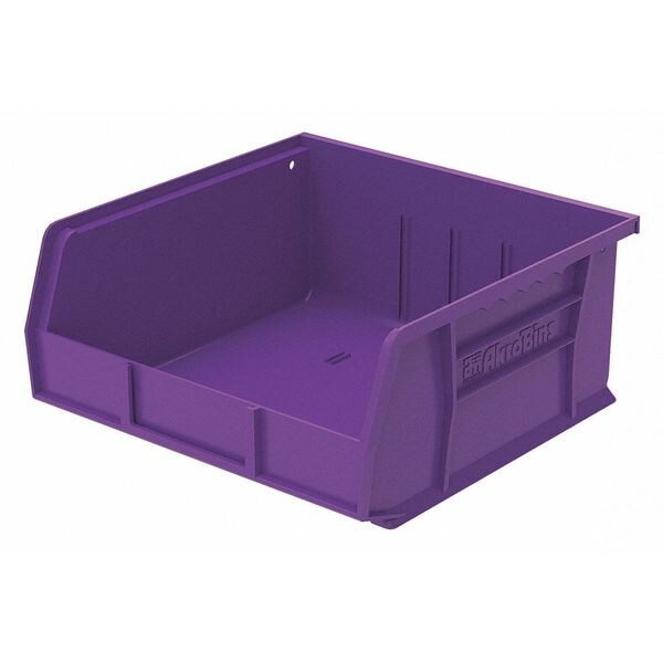 Akro-Mils Hang & Stack Storage Bin, Plastic, 11 in W, 5 in H, 10 7/8 in ...