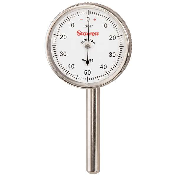 Starrett Dial Test Indicator, Vert, 0 to 0.200 In 196B5 | Zoro Starrett Dial Test Indicator, Vert, 0 to 0.200 In 196B5 | Zoro