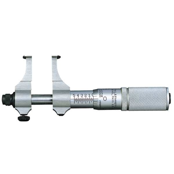 Starrett Inside Groove Micrometer, 0.5 to 1.5" 701A | Zoro