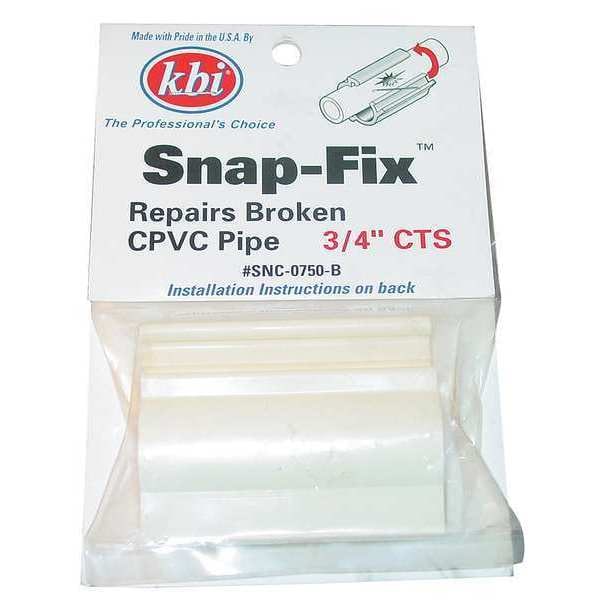 Zoro Select CPVC Repair Coupling, CTS, Schedule SDR-11, 3/4" Pipe Size ...