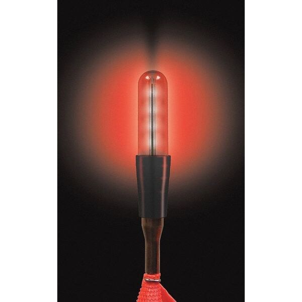 Checkers Warning Whip 6 Flashing LED Light, Red FSRKT-6RF | Zoro