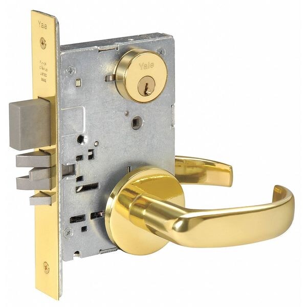Assa Abloy Accentra Heavy DutyMortise Lockset, Lever, Strike Type: ANSI ...