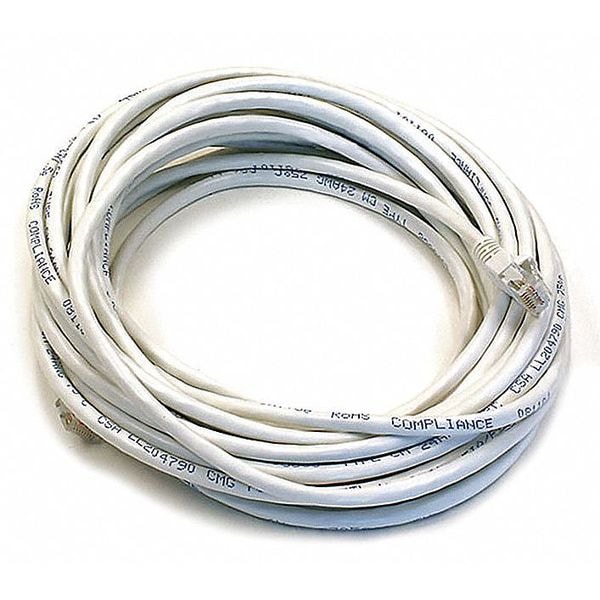 Monoprice Ethernet Cable, Cat 5e, White, 25 ft. 142 | Zoro