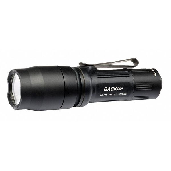 Surefire Tactical Mini Flashlight, LED, Black E1B-BK-WH | Zoro