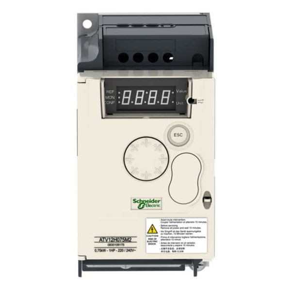 Schneider Electric Variable Frequency Drive, 1 HP, 230VAC, Altivar ...