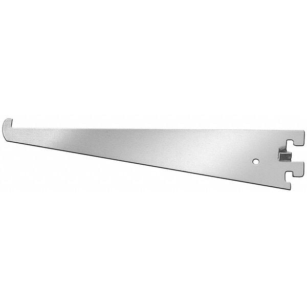 Reeve Shelf Bracket, 18"D x 5/64"W x 2-1/2"H, Silver, 24PK 41-18 | Zoro