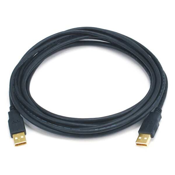 Monoprice USB 2.0 Cable, 15 ft.L, Black 5445 | Zoro
