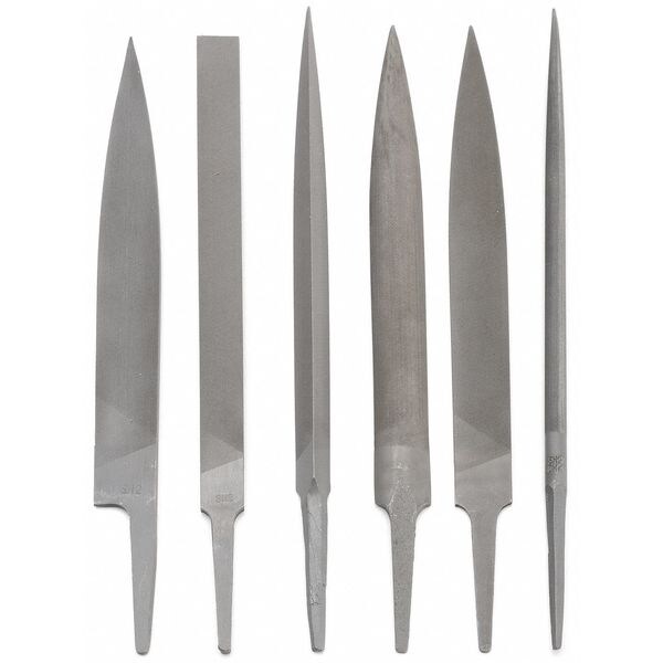 Warrensville Precision File Set, Swiss, 6 Pieces 94223 | Zoro