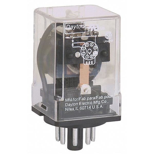 Dayton Plug-In Relay, 120VAC Coil Volts, Octal, 8 Pin, SPDT 5X824 | Zoro