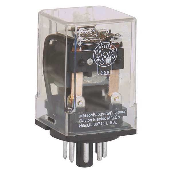 Dayton Plug-In, General Purpose Relay, Octal, 10 A, 8 5YP79 | Zoro