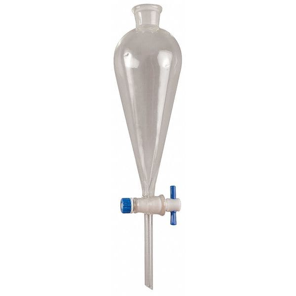 Zoro Select Separatory Funnel, Glass, 2000mL, Pk 2 5YHX0 | Zoro