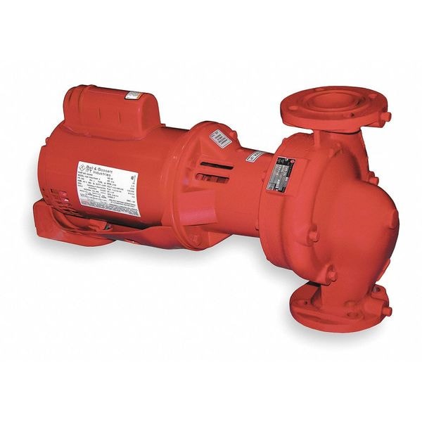 Bell & Gossett Hydronic Circulating Pump, 3/4, 115/208 to 230, 1 Phase, Flange Connection 611S ...