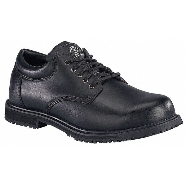 Converse Work Shoes, Pln, Mens, 7-1/2W, Black, PR C1120 | Zoro