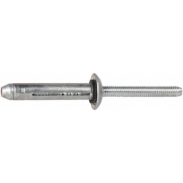 Zoro Select Blind Rivet, Low Profile Head, Recessed Crown Head, 500 PK ...