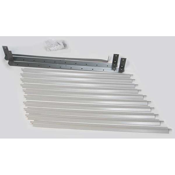 Dayton Vertical Louver Kits, Gray, Steel 5ZKA3 | Zoro