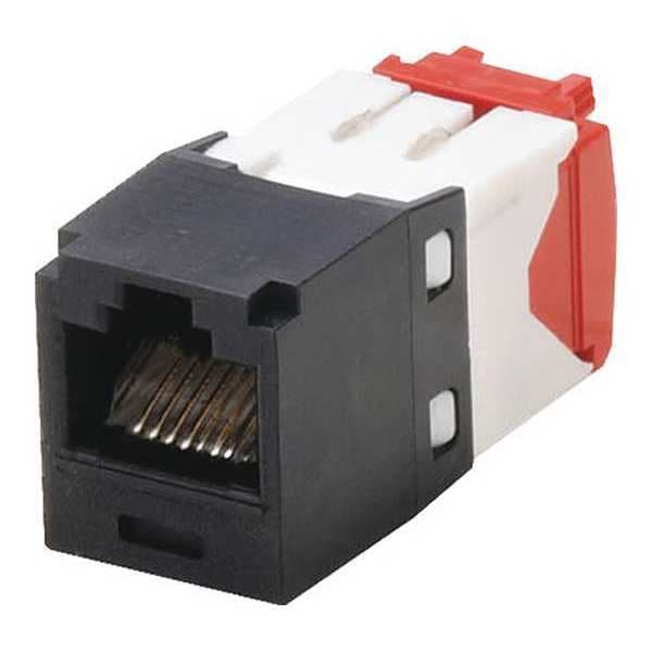 Panduit Jack, Mini Com, Cat 5e, White CJ5E88TWH | Zoro