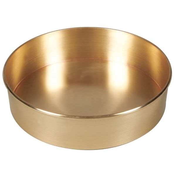 Humboldt Sieve Bottom Pan, 200mm x 50mm, Brass 5ZPY8 | Zoro