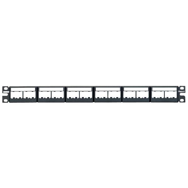 Panduit Patch Panel, Mini-Com, Rack Mt, 24 Port CPPL24WBLY | Zoro