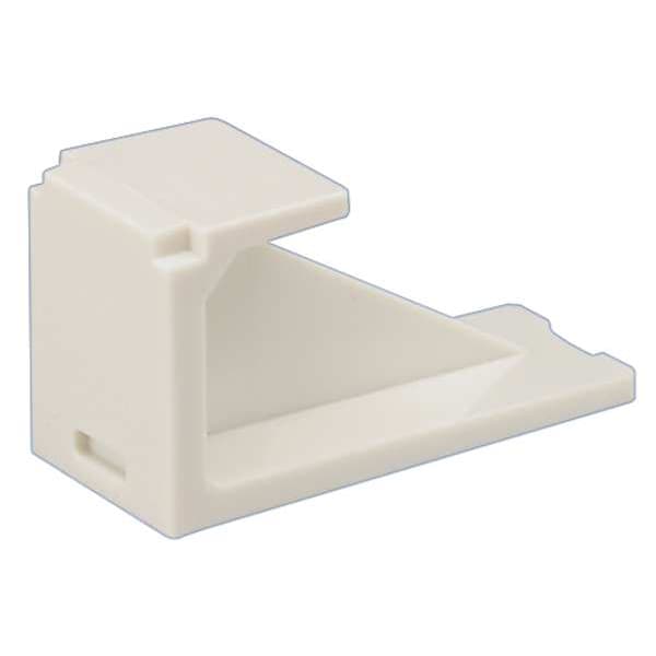 Panduit Blank Module, Mini Com, White, 1 Port CMBWH-X | Zoro