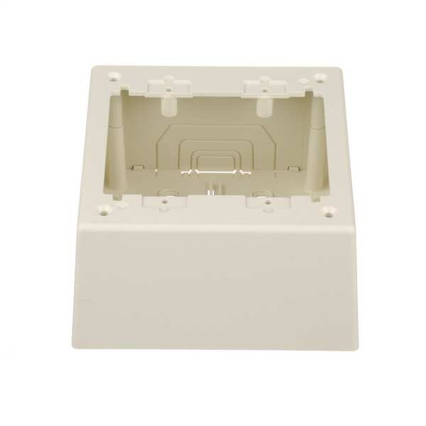 Panduit Junction Box, Gang Box Type, 2 Gangs, PVC JBP2DIW | Zoro