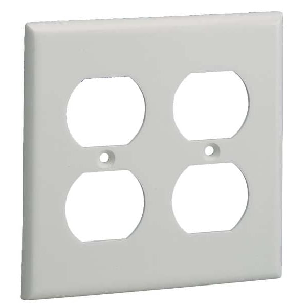 Panduit Plate, Off White, PVC, Plates CP106IW-2G | Zoro