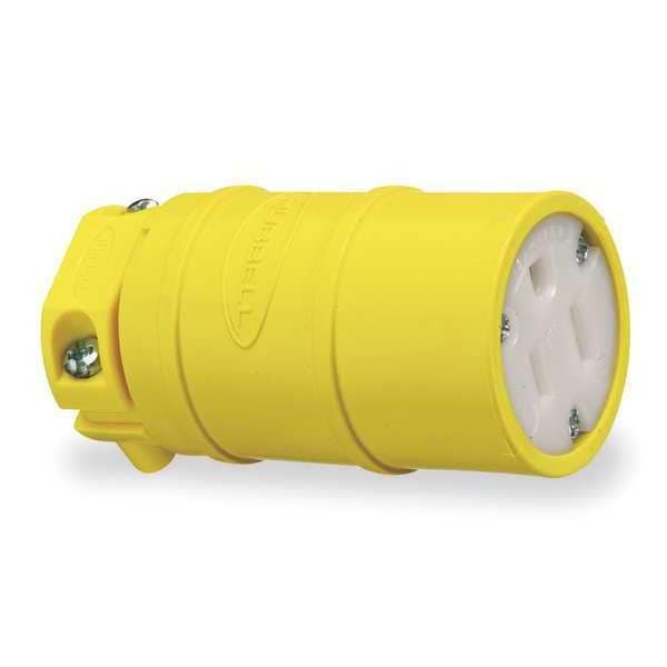 Hubbell Wiring Device-Kellems Straight Blade Connector, 5-15R, 15 A ...