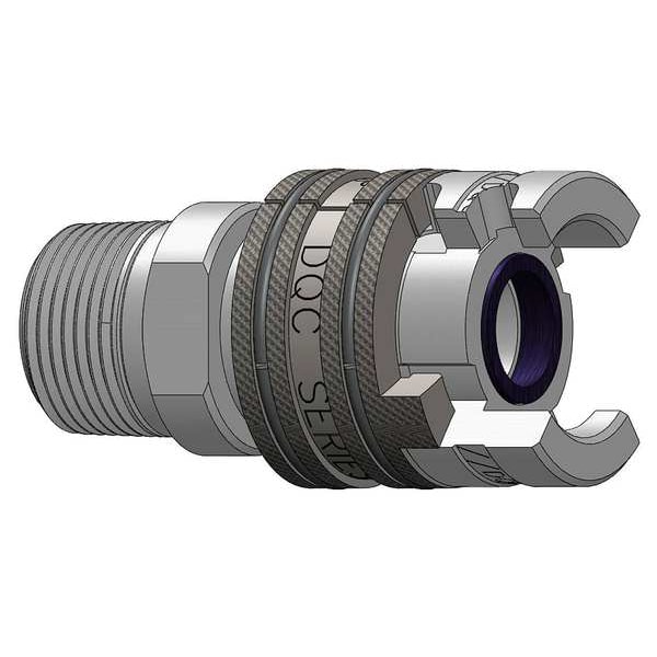 Dixon Valve Male to Thor Coupler, (M)NPT, 1/2", Steel 4PM6 | Zoro