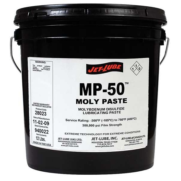 Jet-Lube 1 gal Moly Paste Pail Black 28023 | Zoro