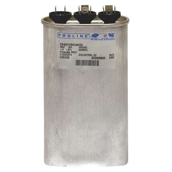 Pro-Line Motor Dual Run Cap, 25/5 MFD, 370V, Oval PB250Y050C370CAGR-WWG ...