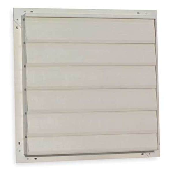 Dayton 36 in Backdraft Damper / Wall Shutter, 36-1/2 in x 36-1/2 in ...