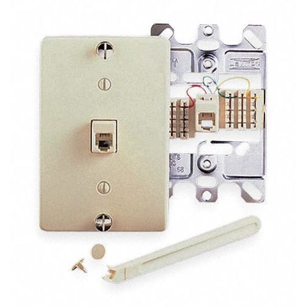 Leviton Rj Jack And Module Modular Jack Phone 110 6P4C Iv 40253-I | Zoro
