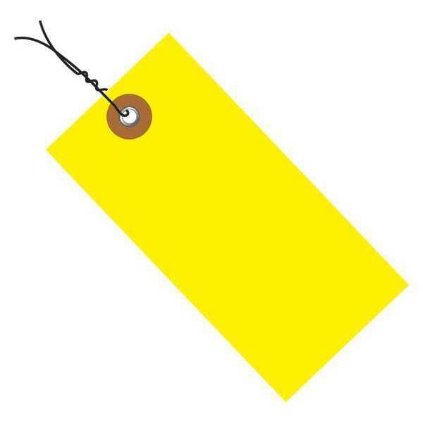 Tyvek Tyvek Shipping Tags, Pre-Wired, 4 3/4" x 2 3/8", Yellow, PK100 ...