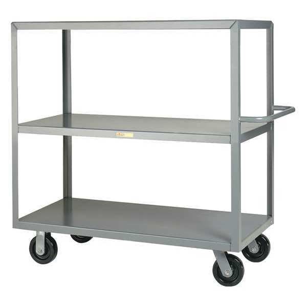 Little Giant Multi-Shelf Truck, 3-Flush, 24 x 36", Steel, 3 Shelves ...